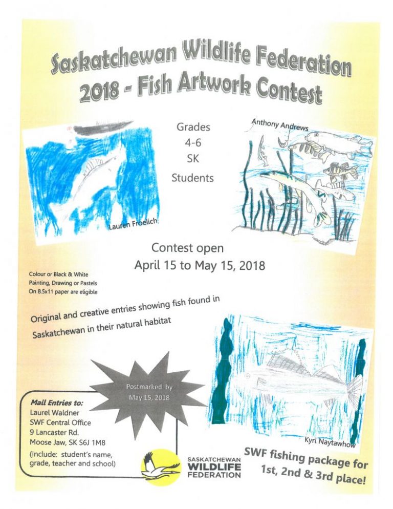 2018 SWF Fish Art Contest – Lloydminster & District Fish & Game Association
