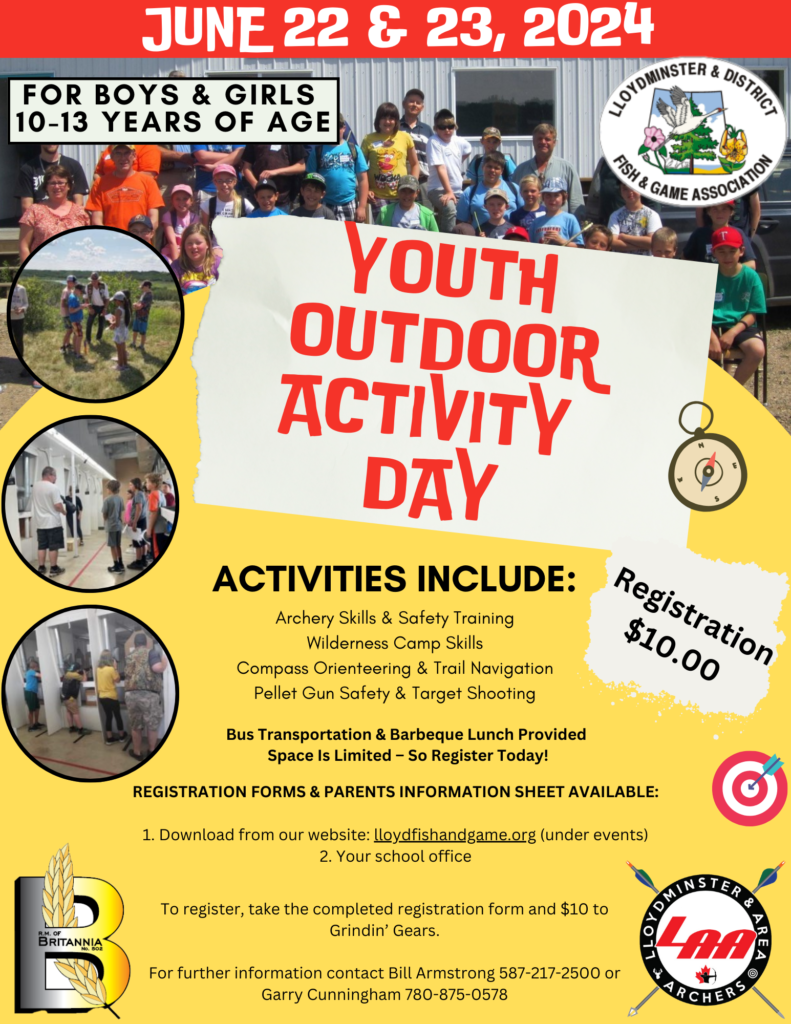 2024 Youth Outdoor Activity Day – Lloydminster & District Fish & Game ...